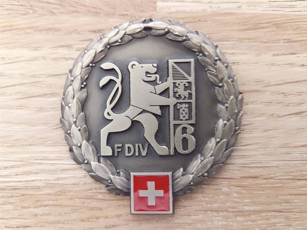 Béret Emblem F DIV 6 Felddivision (Gebraucht) in Erlinsbach für CHF 15 ...