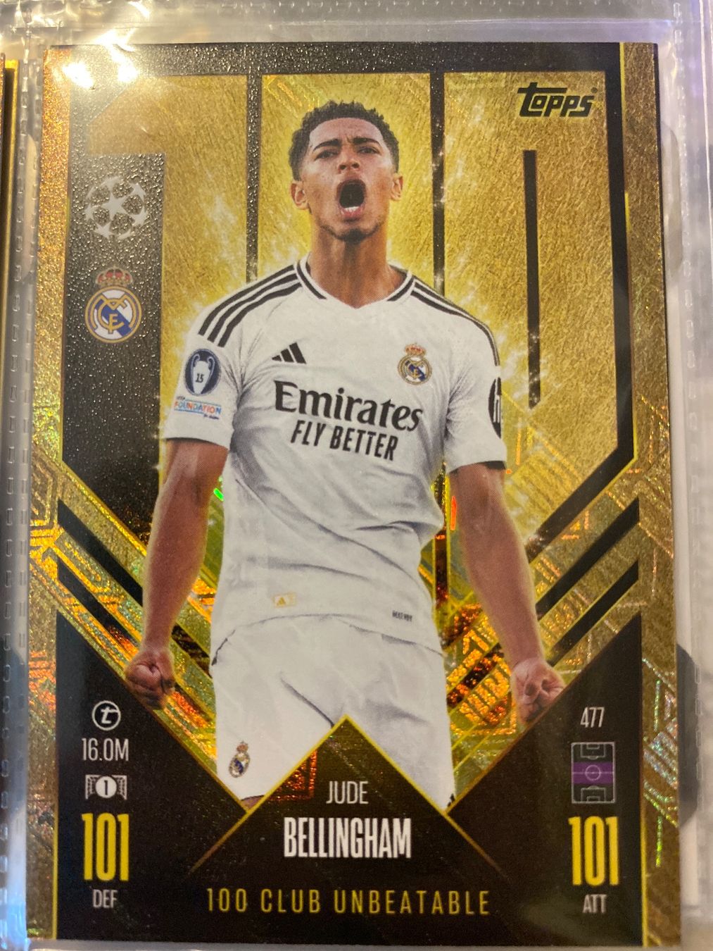 Topps Match Attax 24/25 100 Club Bellingham 477 (Neu (gemäss Beschreibung)) in Zürich für CHF 2 ...