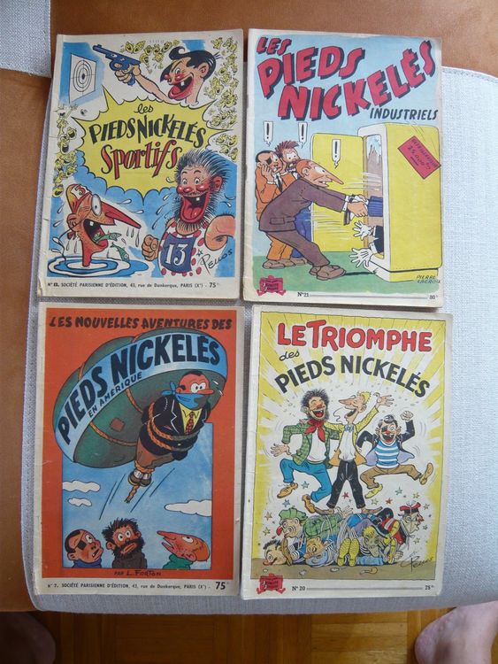 4 TRES ANCIENNE BD DES PIEDS NICKELES DES ANNEES 50 | Kaufen auf Ricardo
