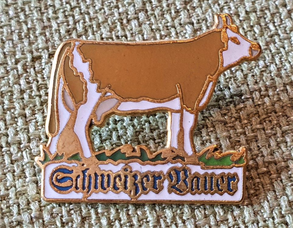 G583 - Pin Schweizer Bauer Kuh Cow | Kaufen auf Ricardo