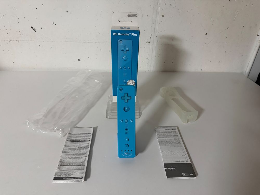 🔥 Nintendo Wii Controller Blau wie neu mit Ovp ab 1.- 🔥 (Neu (gemäss ...