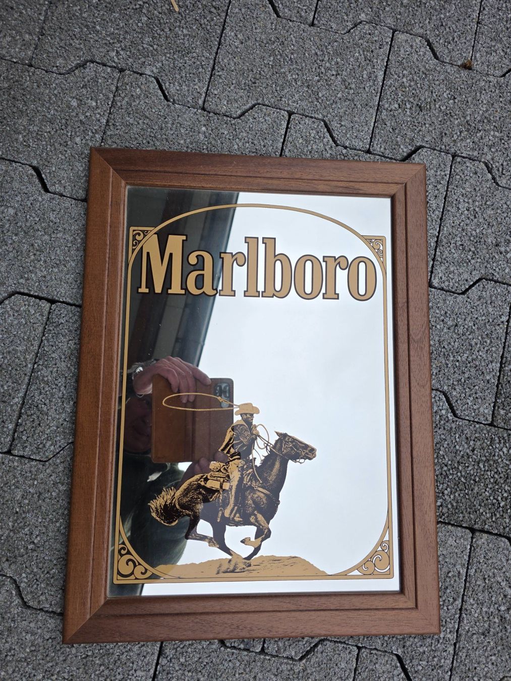 Marlboro Kult Werbe Spiegel Bild - 50 cm x 38 cm (Gebraucht) in ...