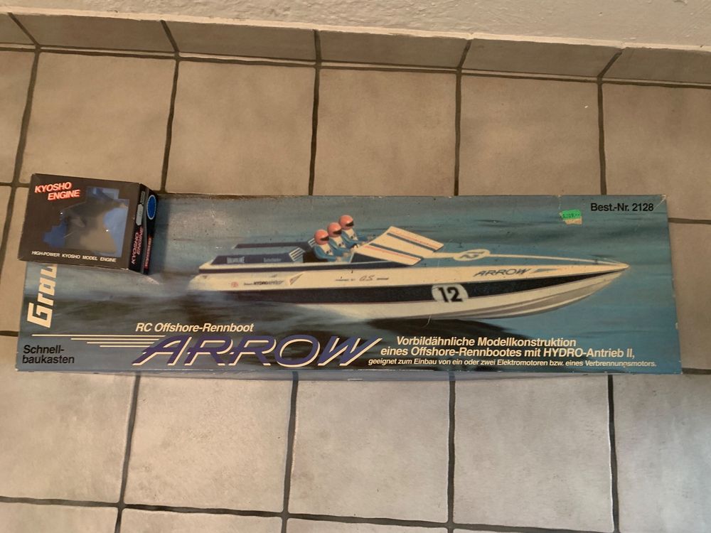 Graupner Arrow Hydrospeed Rennboot / Cigarette (Neu (gemäss ...
