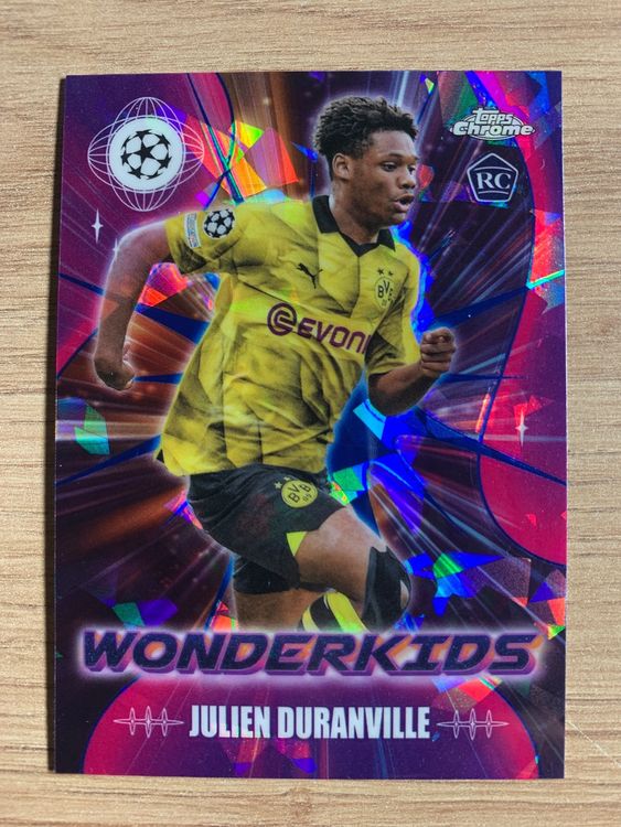 Soccer Julien Duranville RC BLUE SAPHIRE Wonderkids 🔥 (Gebraucht) in ...