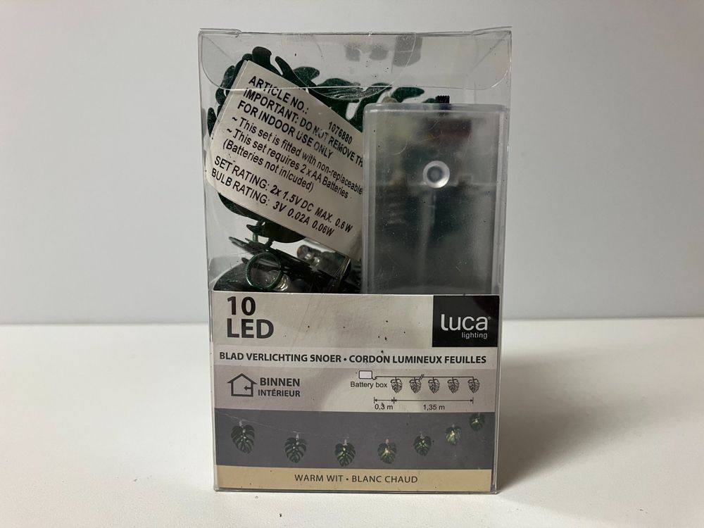 neue Luca - 10 LED Indoor Lichterkette Blätter ab 1.- Fr (Neu und ...