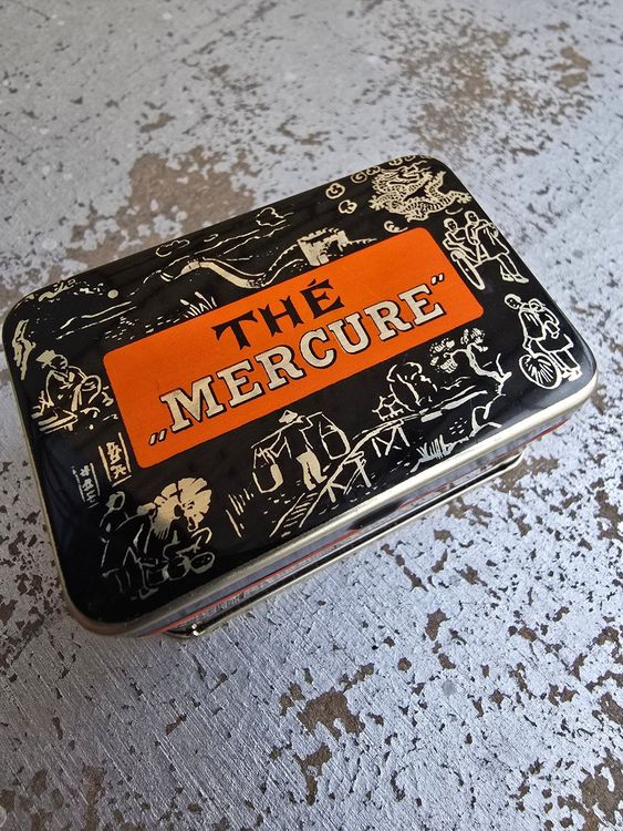 Vintage kleine Teedose "THE MERCURE" Blechdose Schweiz (Gebraucht) in ...