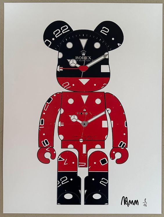 Mister M&M: Pepsi Rolex Bearbrick, signiert 8/15 (Neu (gemäss ...