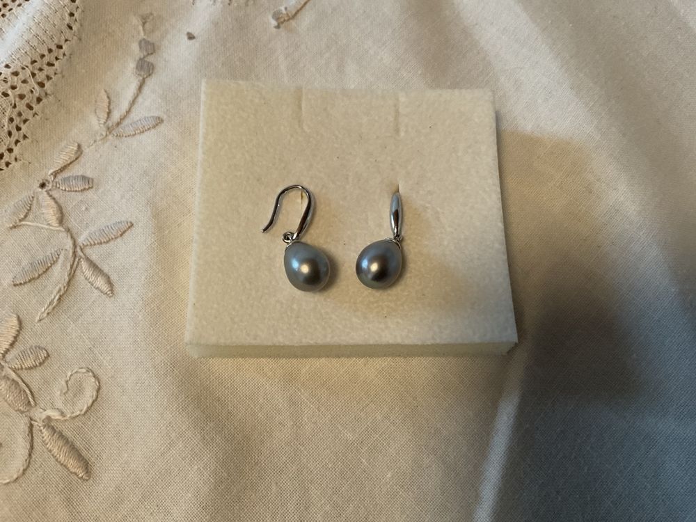 Perlen Ohrringe silber | Kaufen auf Ricardo