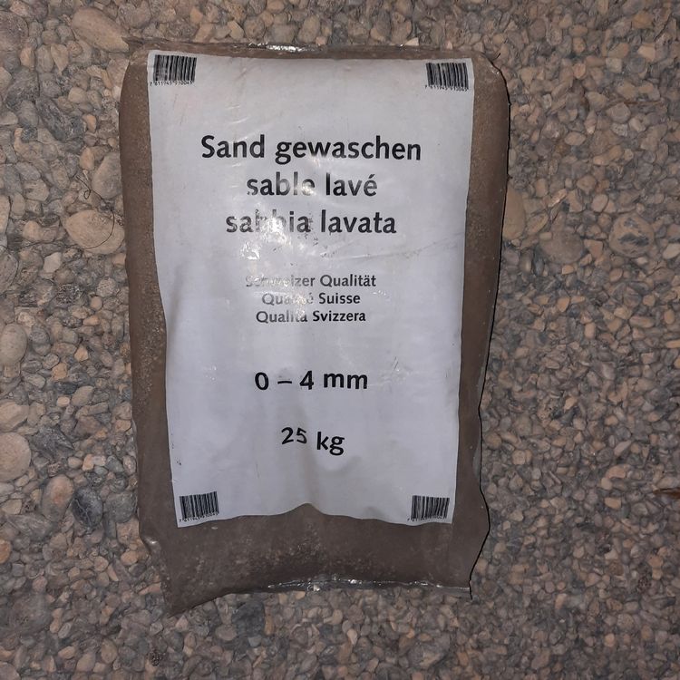 Sand gewaschen 25kg | Kaufen auf Ricardo