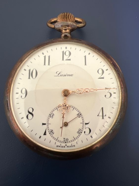 Lusina Taschenuhr echt Silber 49.5 mm (Gebraucht) in Pfeffingen für CHF ...
