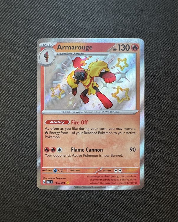 Armarouge (115/091) pokemon shiny (Neu (gemäss Beschreibung)) in ...
