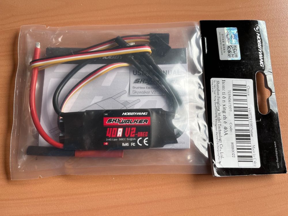 Skywalker 40A Regler ESC 3S-4S NEU | Kaufen auf Ricardo