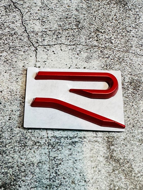 VW R Racing Schriftzug Logo Emblem 3D Metall Neu (Neu und ...
