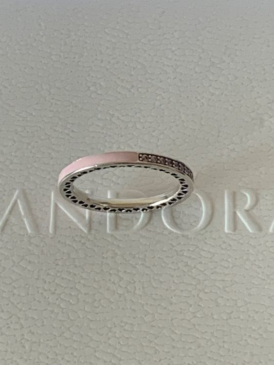 Pandora Strahlende Herzen Ring rosa (Gr. 54) (Gebraucht) in Basel für ...