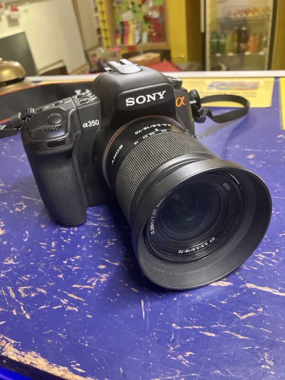 Sony Alpha 350 Digital Spiegelreflexcamera (Gebraucht) in Erlenbach im ...