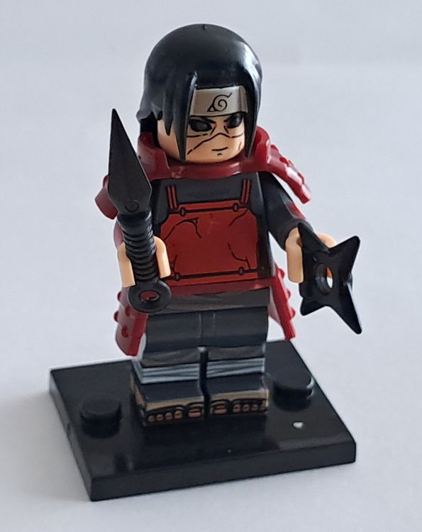 Naruto Mini-Steckfigur Itachi Uchiha mit Waffen, Lego-Komp. (Neu und ...