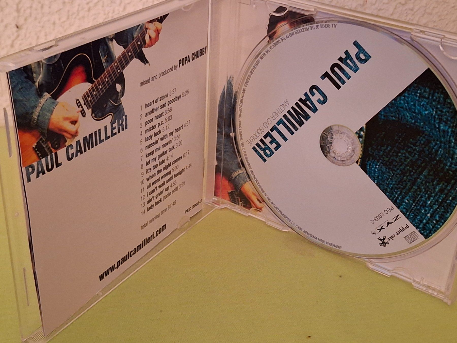 CD Paul Camilleri - Another Sad Goodbye / Blues-Rock (Gebraucht) in ...