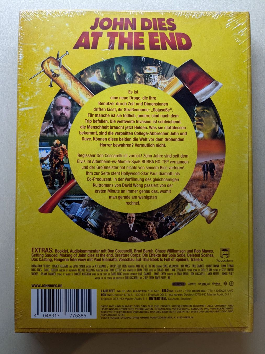 John Dies at the End - Mediabook [Blu-ray & DVD / neu & OVP] (Neu und ...