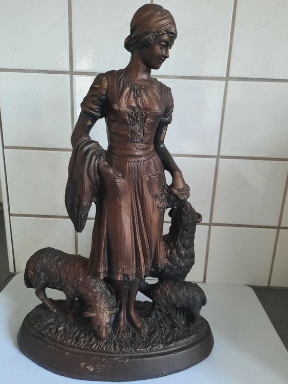 STATUE, ancienne. Hauteur : 37 cm. (D'occasion) à Le Locle pour CHF 48 ...