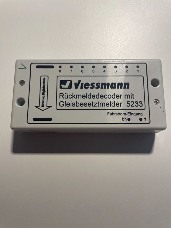 Viessmann: Rückmeldedecoder mit Gleisbesetztmelder, Nr 5233 (Gebraucht ...