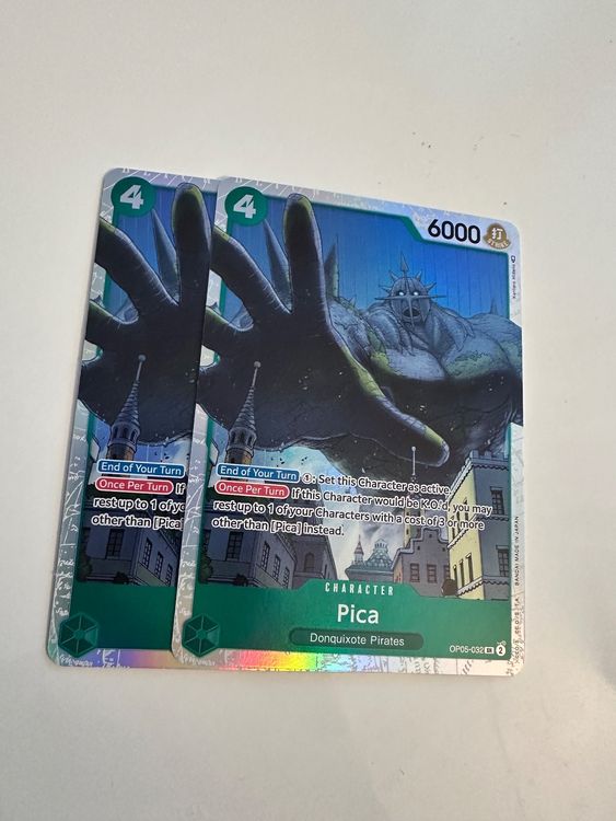 One Piece TCG OP05-032 SR Pica (2x) (Neu (gemäss Beschreibung)) in Oberentfelden für CHF 2 – mit ...