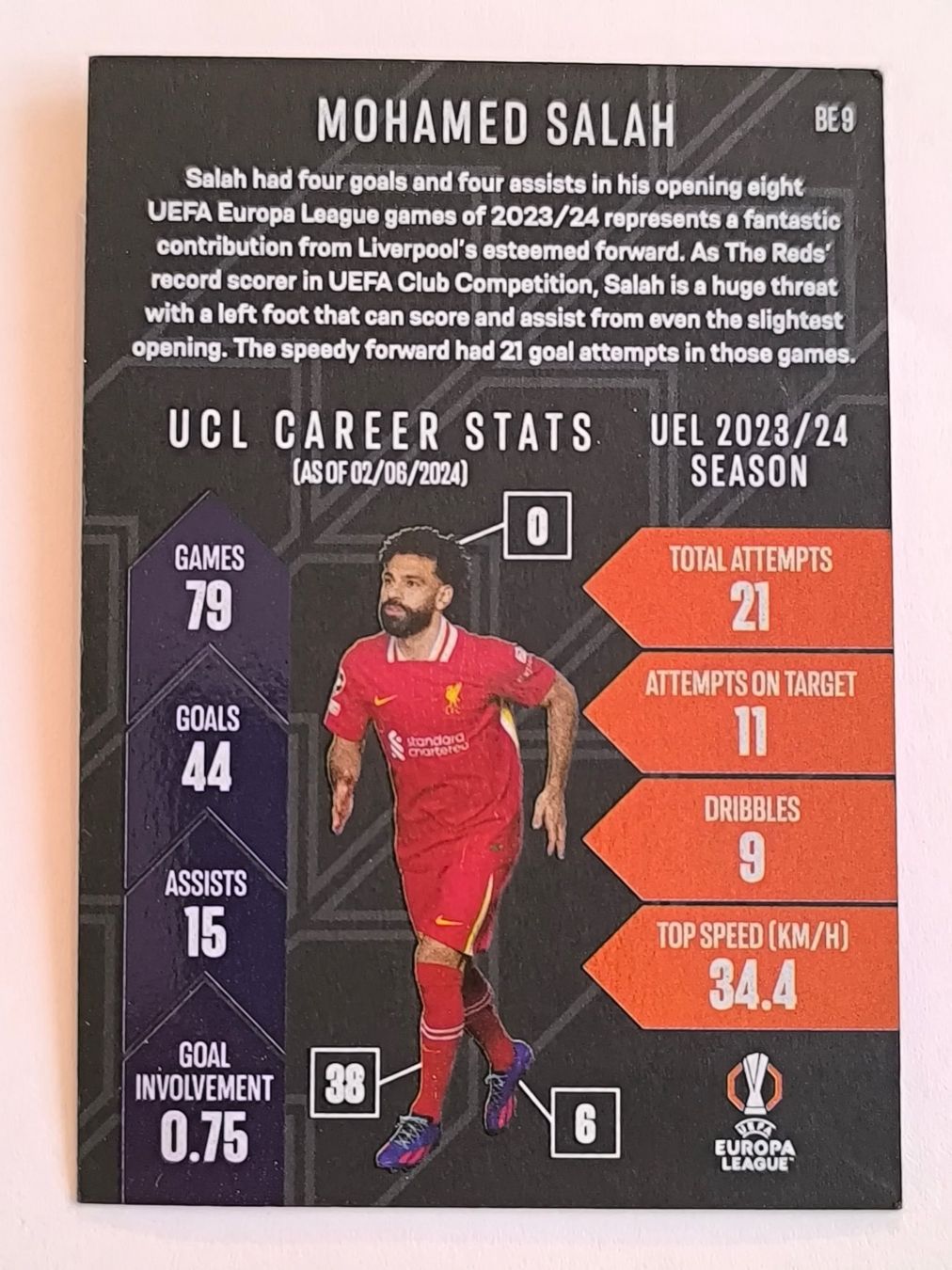 Topps Match Attax 24/25 - Black Edge - Mohamed Salah - BE9 | Kaufen auf ...