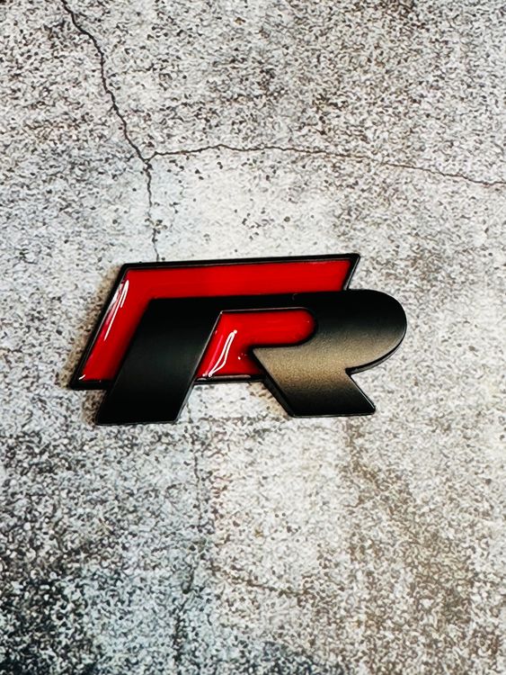 VW R Racing Schriftzug, Emblem, Logo 3D Metall (Neu und ...