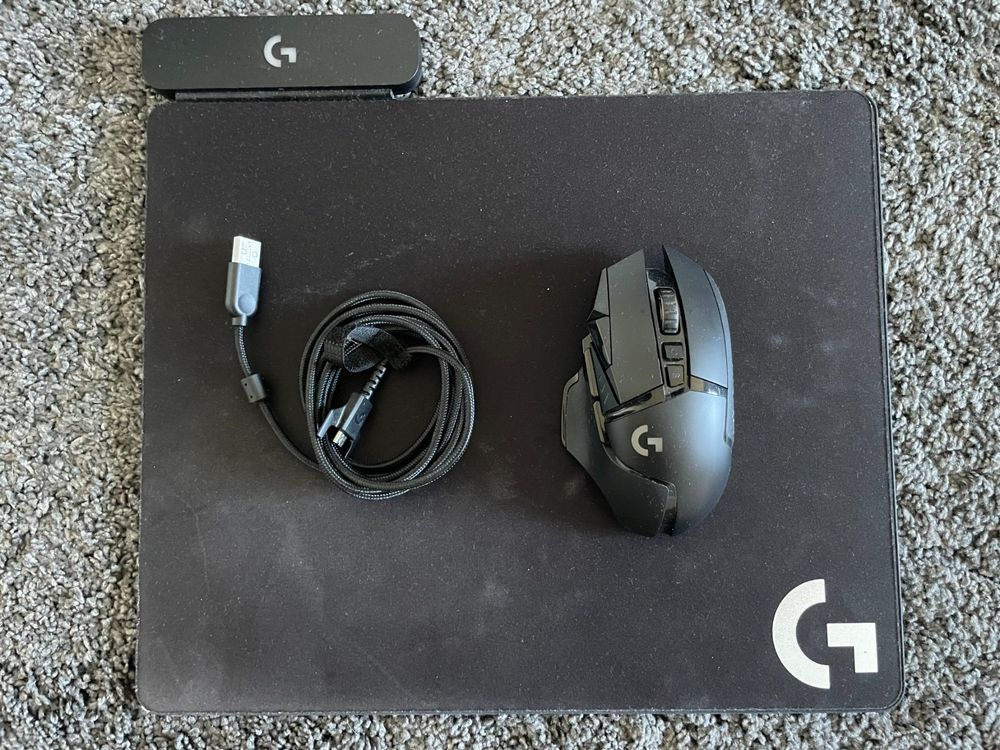 Logitech Gaming Maus (G502 lightspeed) + Pad (P-R0001) (Gebraucht) in ...
