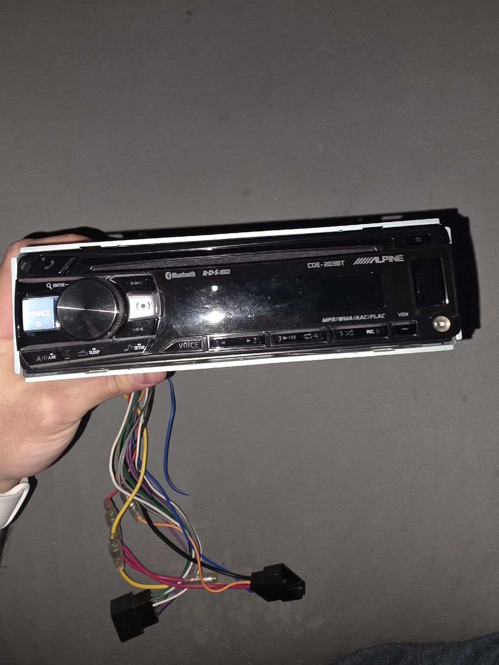 Alpine CDE-203BT - Bluetooth USB AUX CD-Autoradio (1-DIN) (Neu (gemäss ...