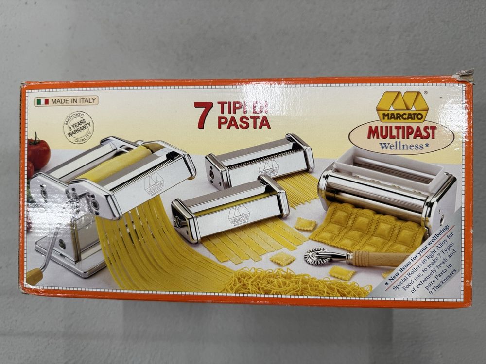 Marcato Atlas Multipast 7-Varianten Pasta Maschinen Set (Gebraucht) in ...