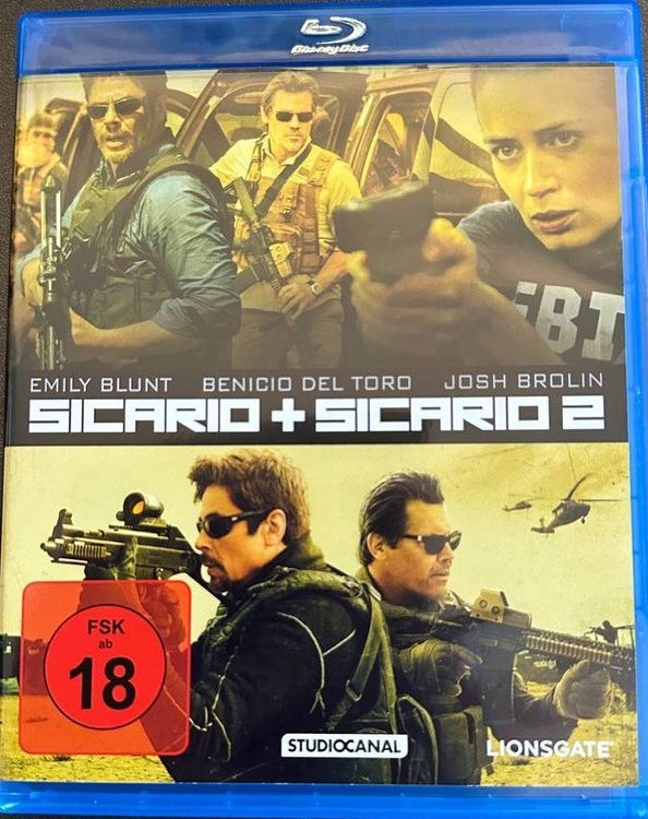 Sicario 1+2 Blu-ray Doppelpack Action Thriller | Kaufen auf Ricardo