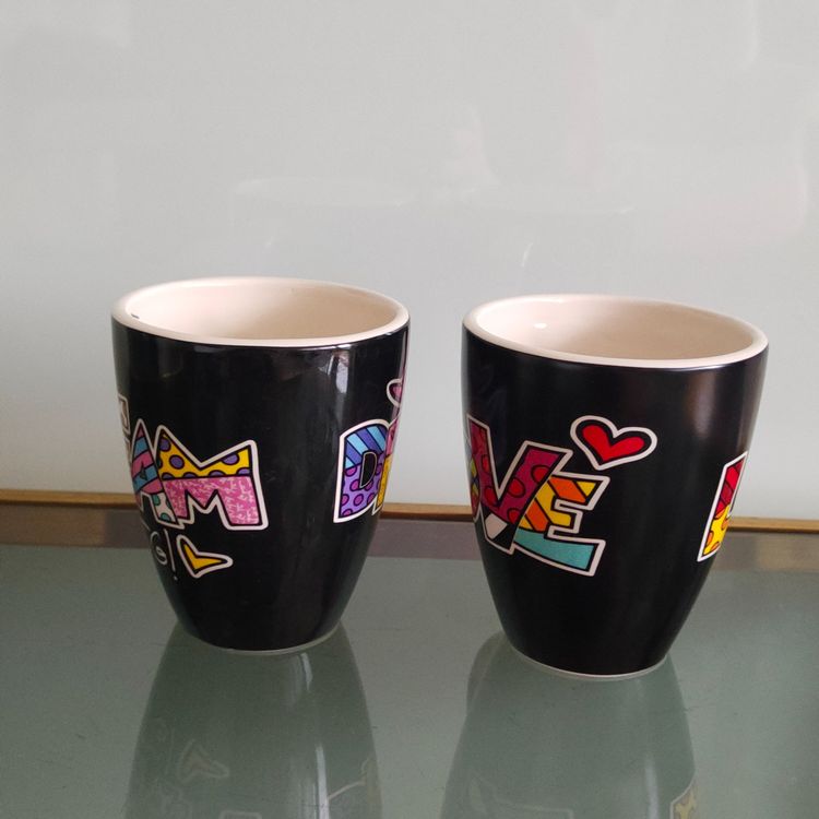 2 Stück Romero Bitto Tassen mit dem DREAM BIG Feeling (Gebraucht) in ...