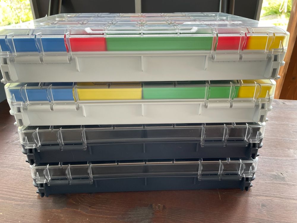 Original 4 SORTIMO T-Boxx Sortimentskoffer/Insetboxen neuw. (Gebraucht ...