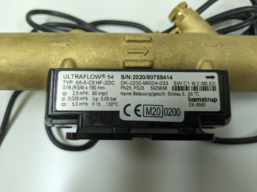 Kamstrup Multical 603 Ultraflow Wärmezähler mit M-Bus (Neu (gemäss ...