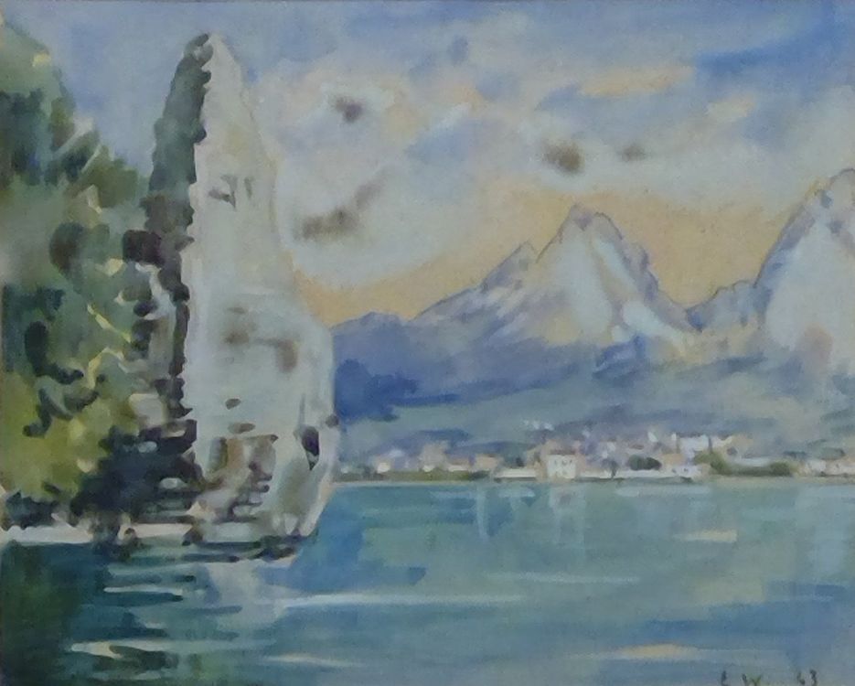 Weber Emil (1872-1945): Urnersee mit Schillerstein + Mythen | Kaufen auf Ricardo