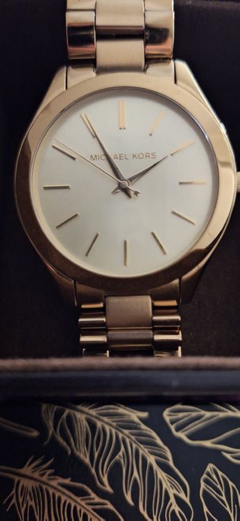 Michael Kors Her uhr MK3178 Gold Edelstahl analog (Neu (gemäss ...