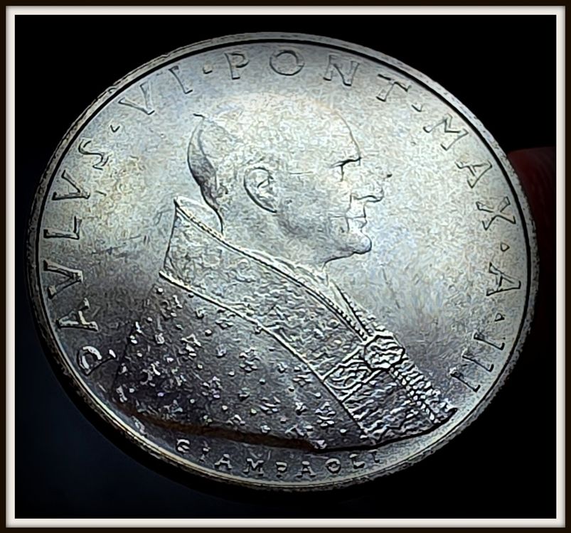 VATIKAN 500 LIRE 1965 SILBER UNZ. *SEHR RAR* (Gebraucht) in Winterthur ...