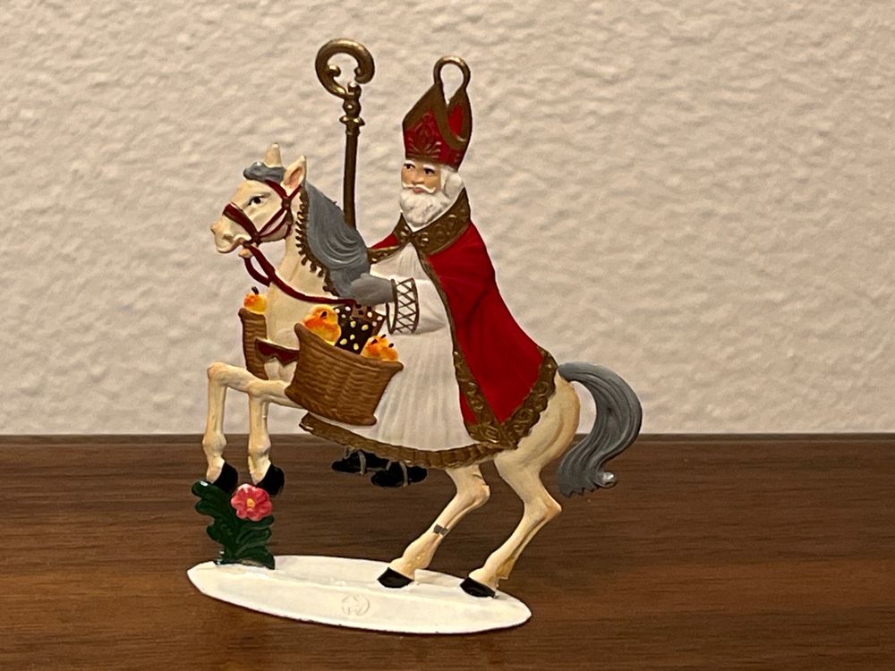 Wilhelm Schweizer - St.Nikolaus zu Roß zum Stellen, Zinn (Gebraucht) in ...