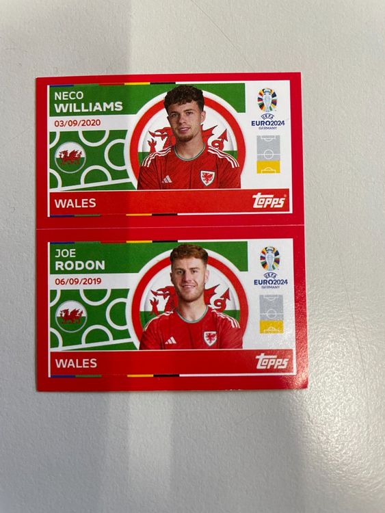 UEFA EURO 2024 TOPPS (WAL 4, WAL 5) (Versand gratis) (Neu (gemäss ...