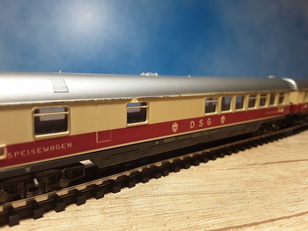 2 Minitrix _ DSG TEE Personenwagen mit Speisewagen _ Spur N | Kaufen auf Ricardo