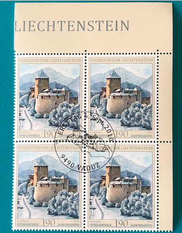 4 er Block Fürstentum Liechtenstein mit Vollstempel Vaduz | Kaufen auf Ricardo