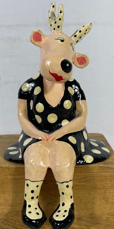 Niloc PAGEN (1960) Pappmaché Kuh Skulptur (Gebraucht) in Root für CHF ...