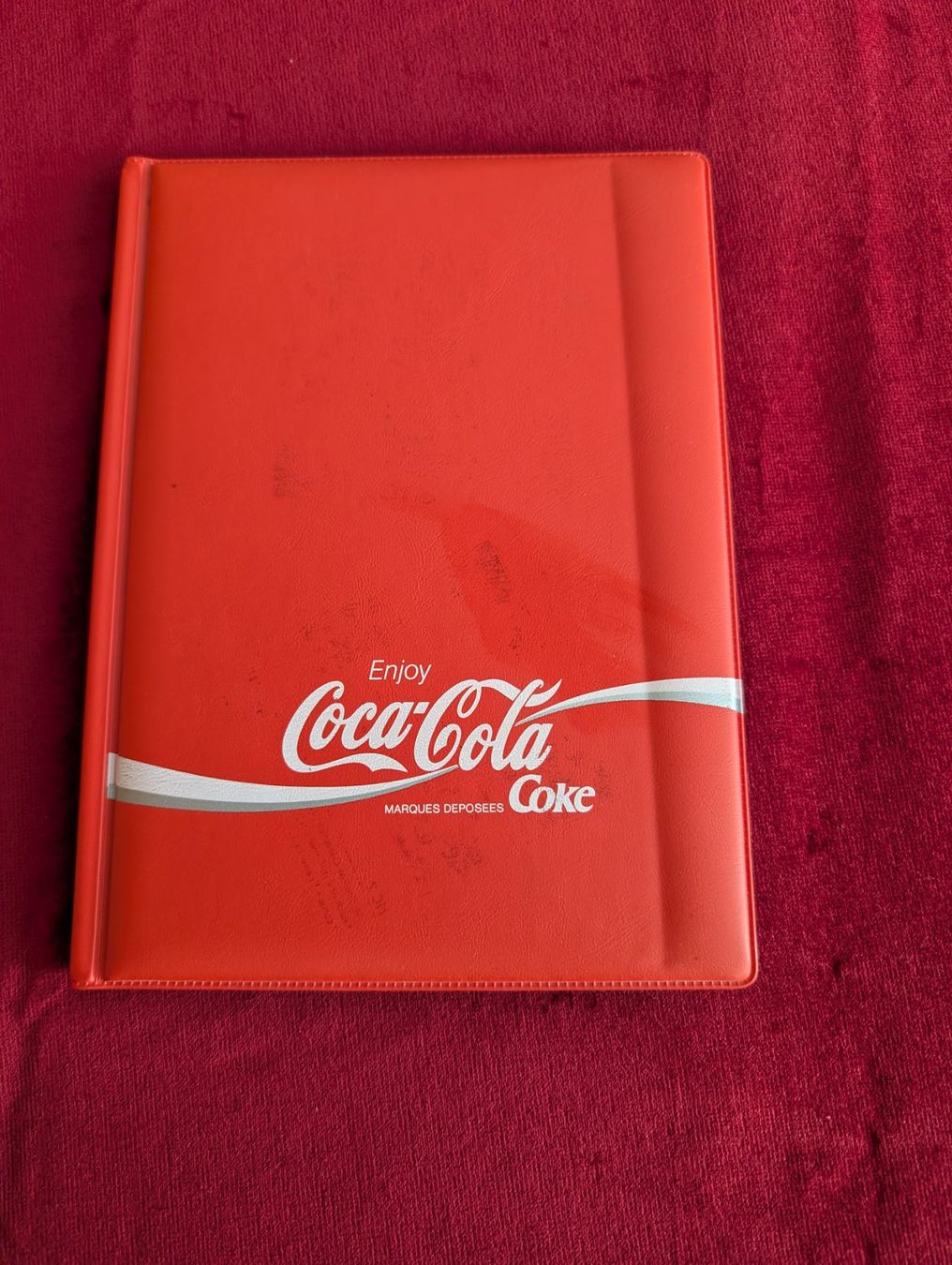 Coca Cola Karte, seltene Speisekarte aus den 80er Jahren (Gebraucht) in ...
