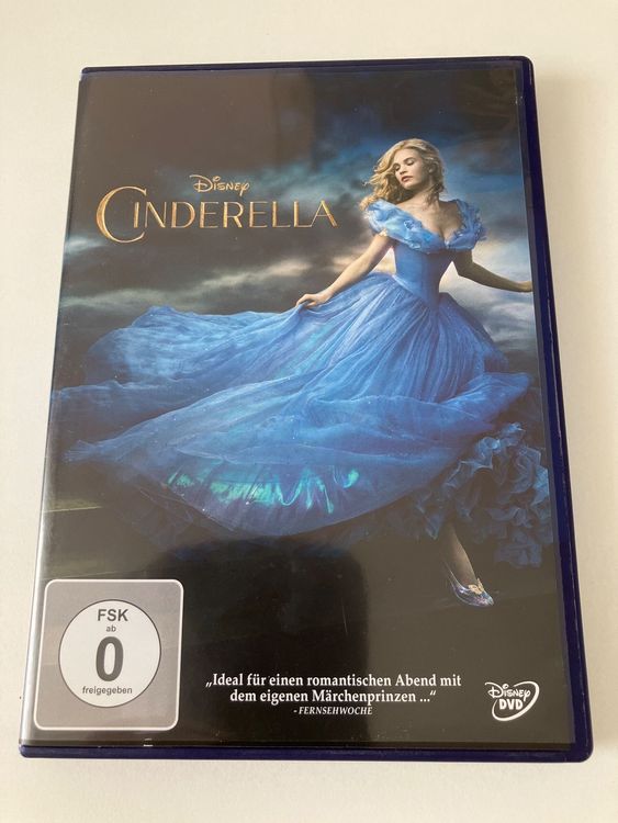 Cinderella (DVD) Lily James, Cate Blanchett, Ben Chaplin (Gebraucht) in ...