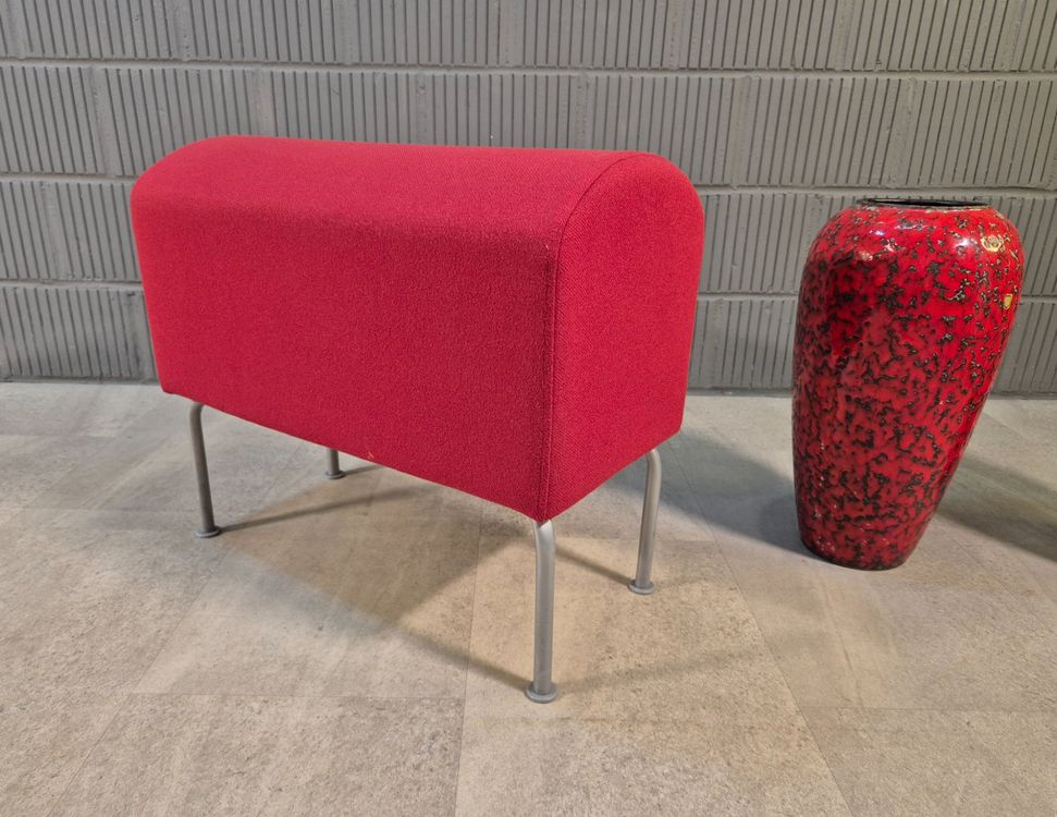 IKEA Pastill 1999 Bench Sitzbank Ottoman, Rot Bank (Gebraucht) in ...