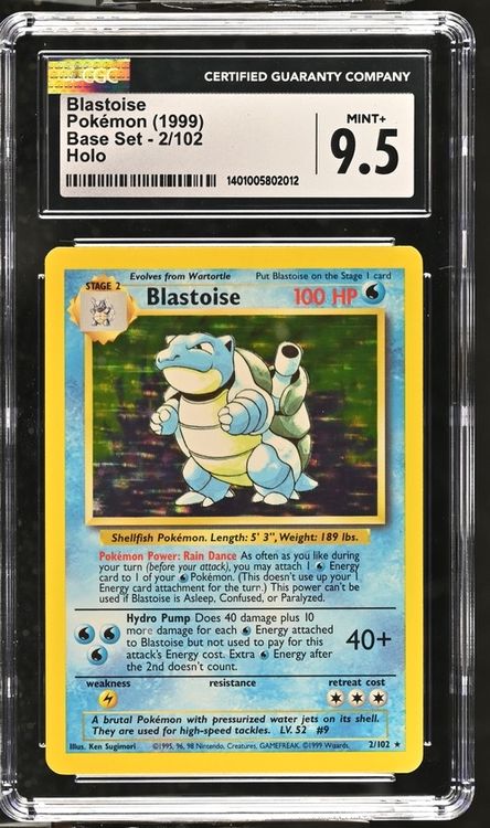 Blastoise Base Set CGC 9,5! | Kaufen auf Ricardo