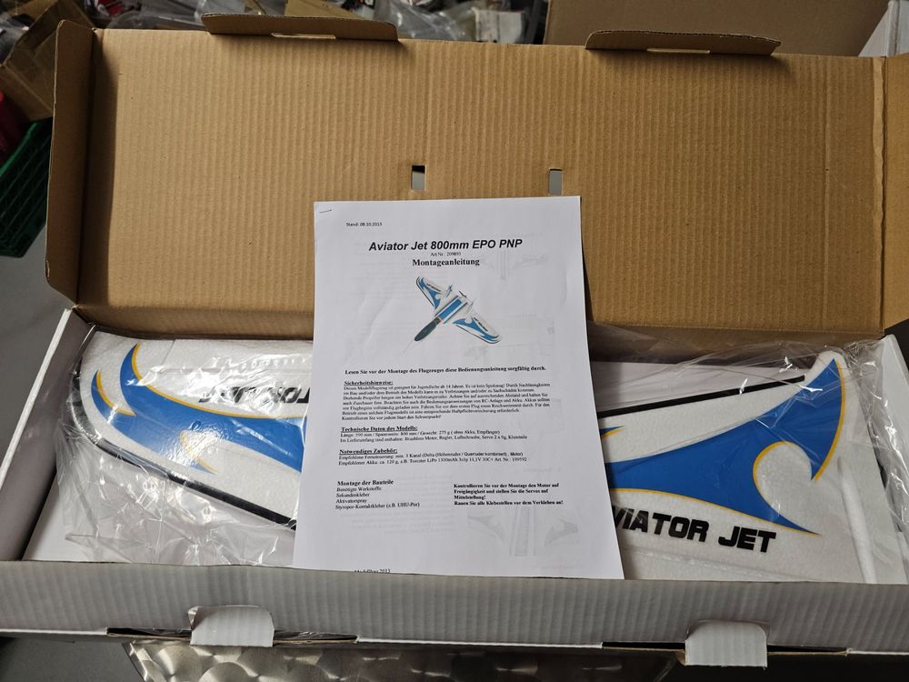 Aviator jet 800mm epo pnp neu und originalverpackt (Neu und ...