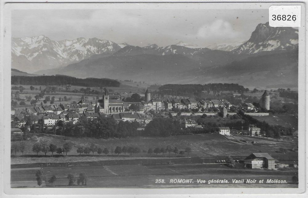 Romont - Vue generale - Vanil Noir et Moleson (Gebraucht) in Ettingen ...