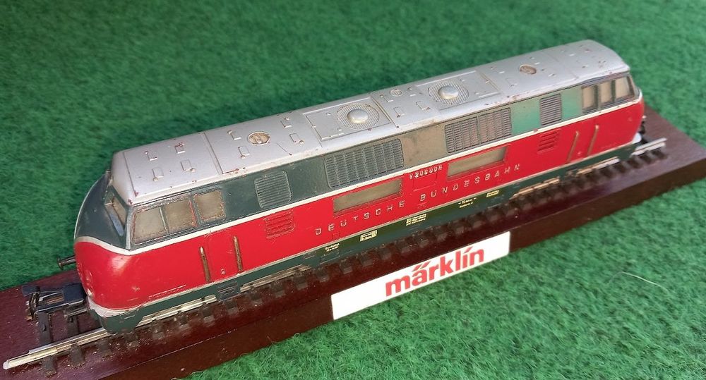 Märklin Diesel Lok Zug HO, 4-teilig mit TRAFO + Schlusswagen (Gebraucht ...