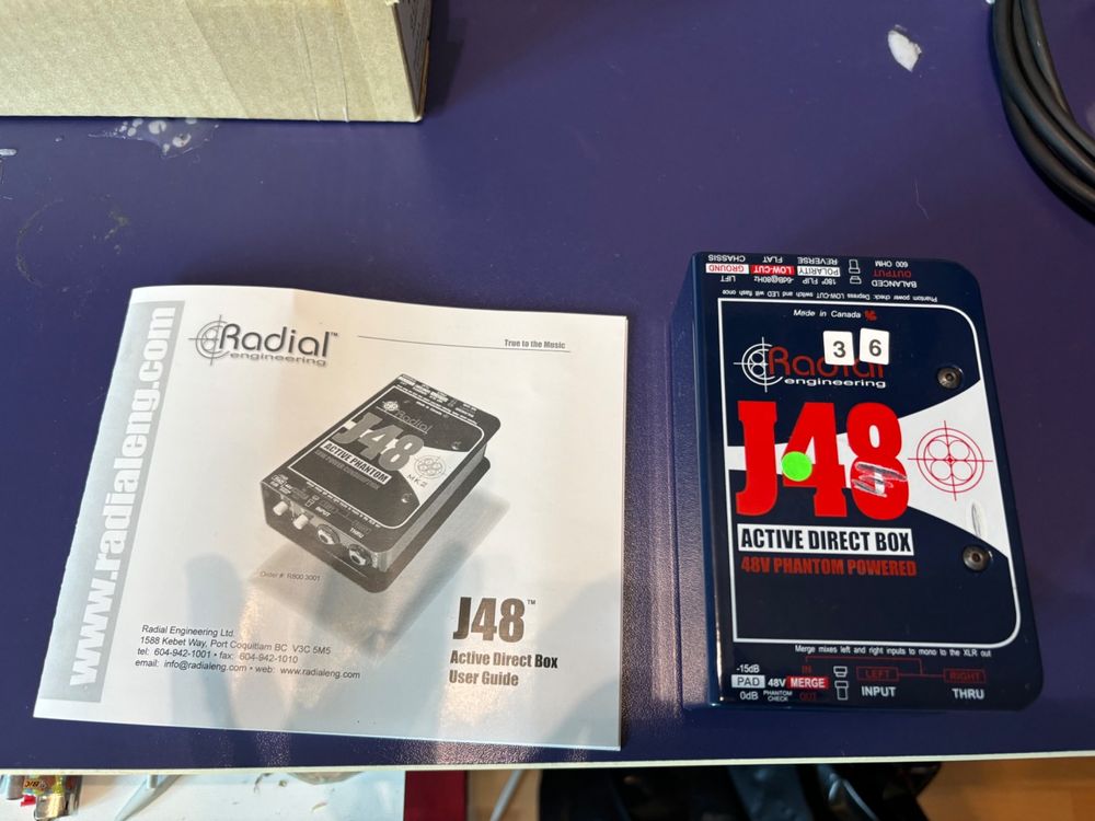 Radial J48 Active DI Box | Kaufen auf Ricardo